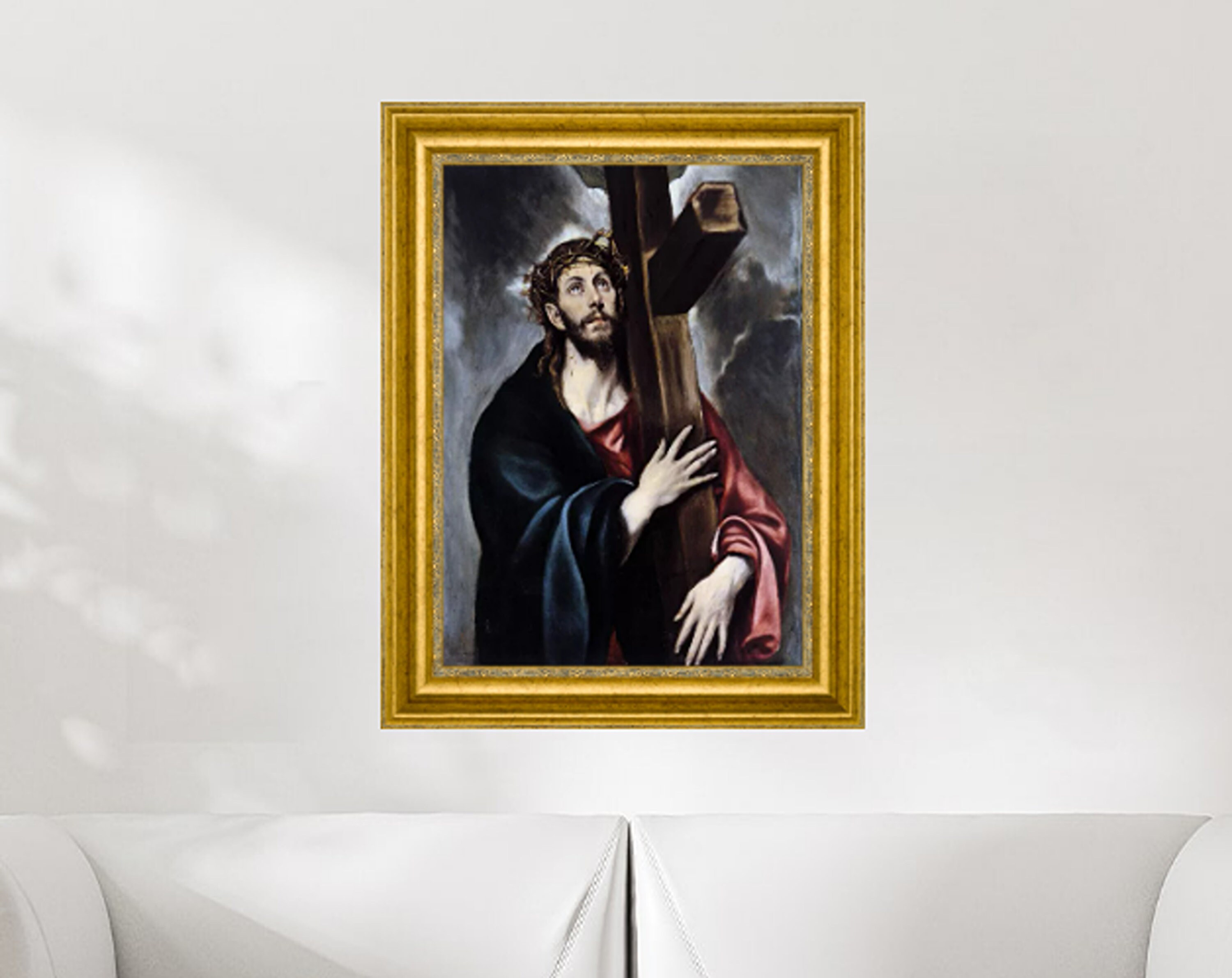El Greco Christ Carrying the Cross 1580 Hand Painted Oil Reproduction ...