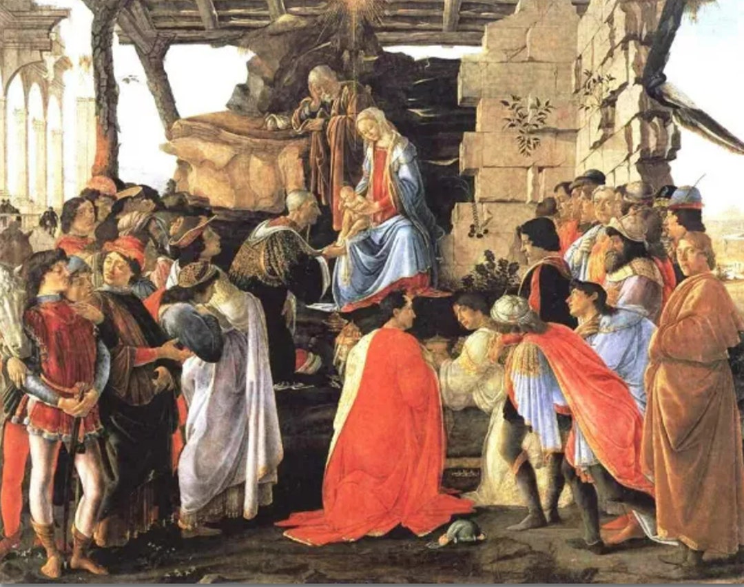 Sandro Botticelli the Adoration of the Magi 1475 Hand Painted Oil ...