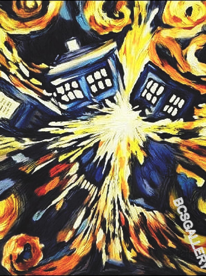 Doctor Who - Exploding TARDIS - Blue Box Exploding - Pandorica Opens ...