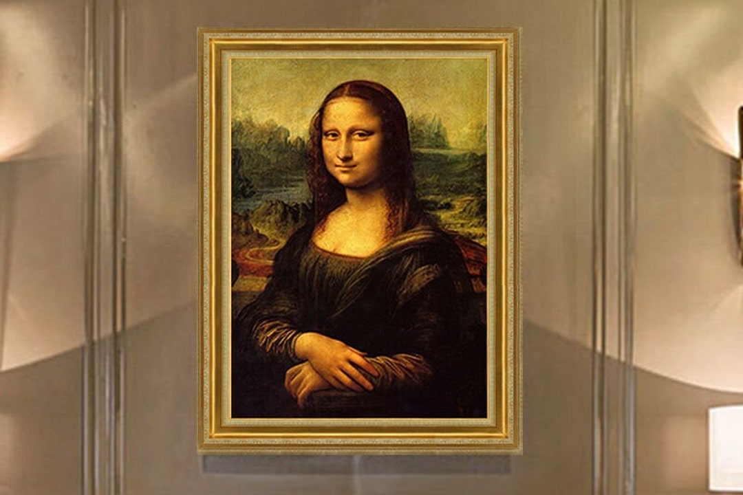 Leonardo Da Vinci Mona Lisa 24x32in Hand Painted Oil Reproduction ...