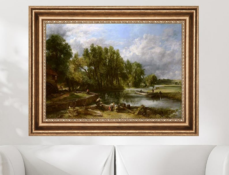 Stratford Mill John Constable Museum Quality Hand-painted Oil ...