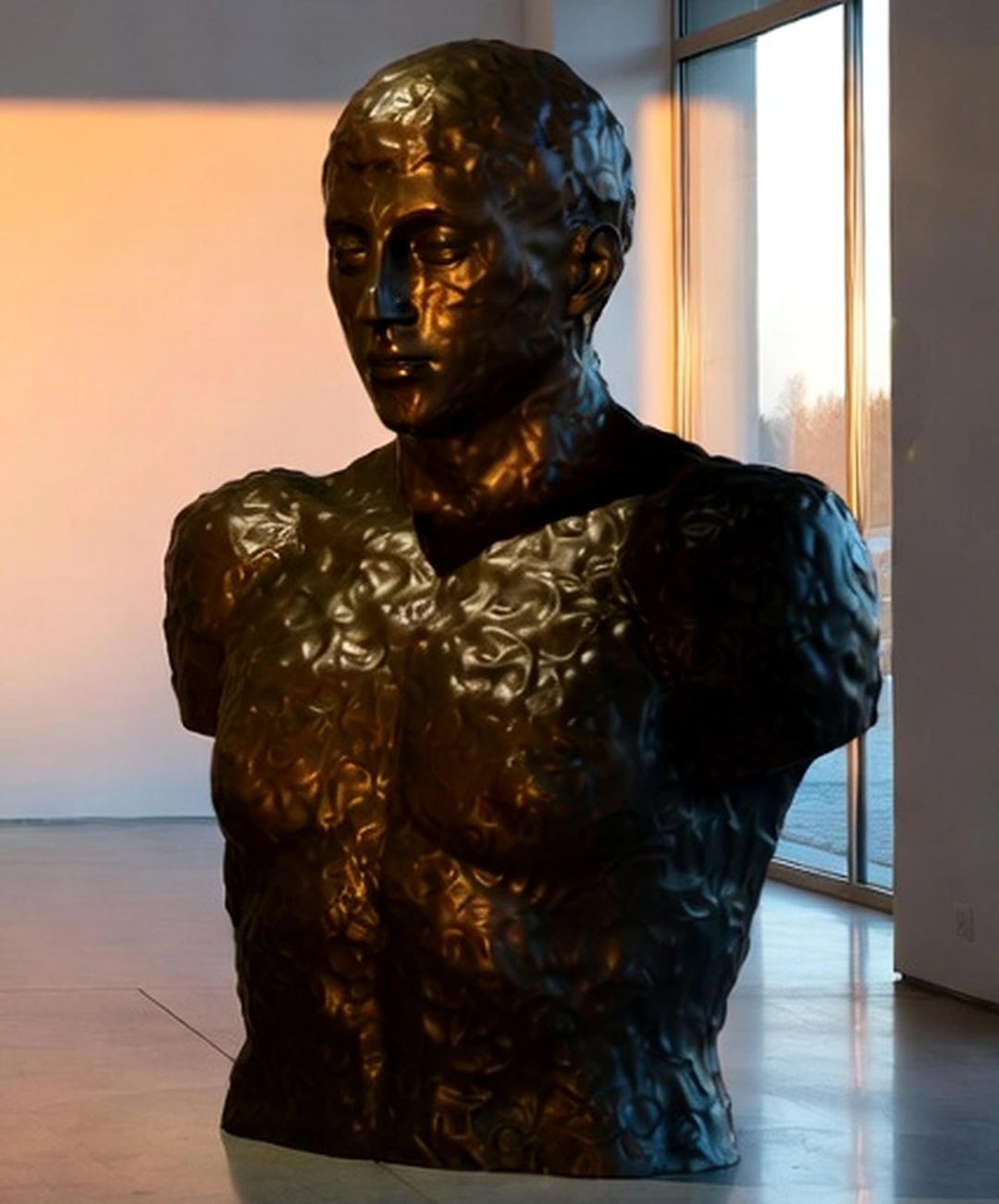 Adam Alter Ego Auguste Rodin Style | Museum-scale Bronze Bust ...
