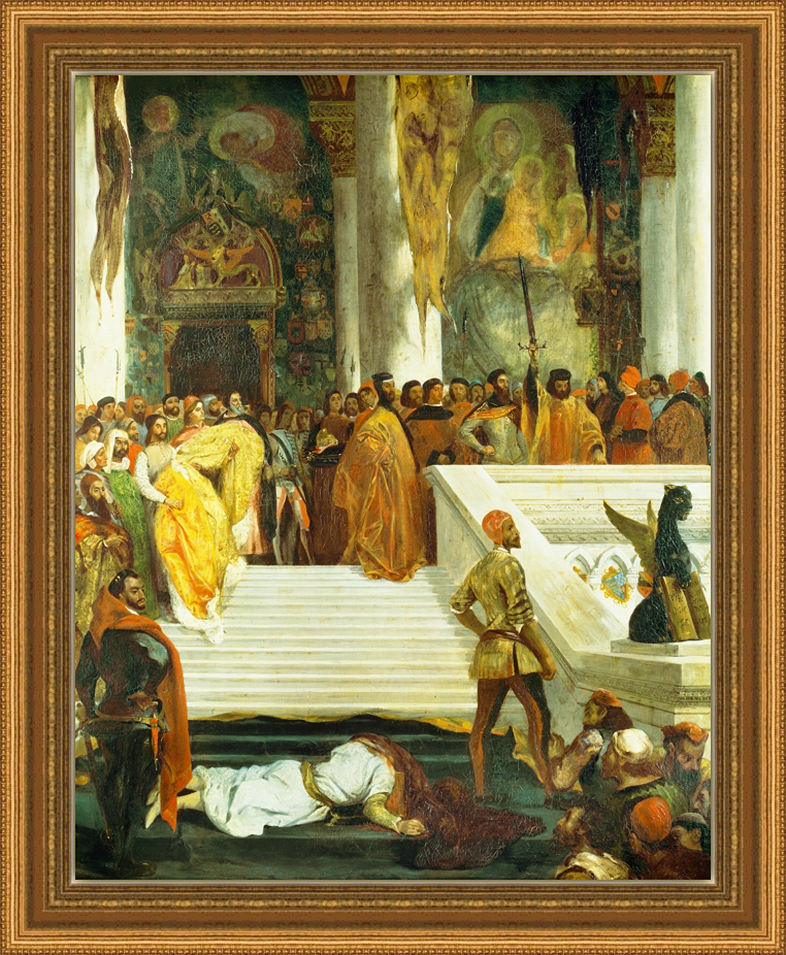 The Execution of the Doge Marino Faliero Eugène Delacroix 1826 Museum ...