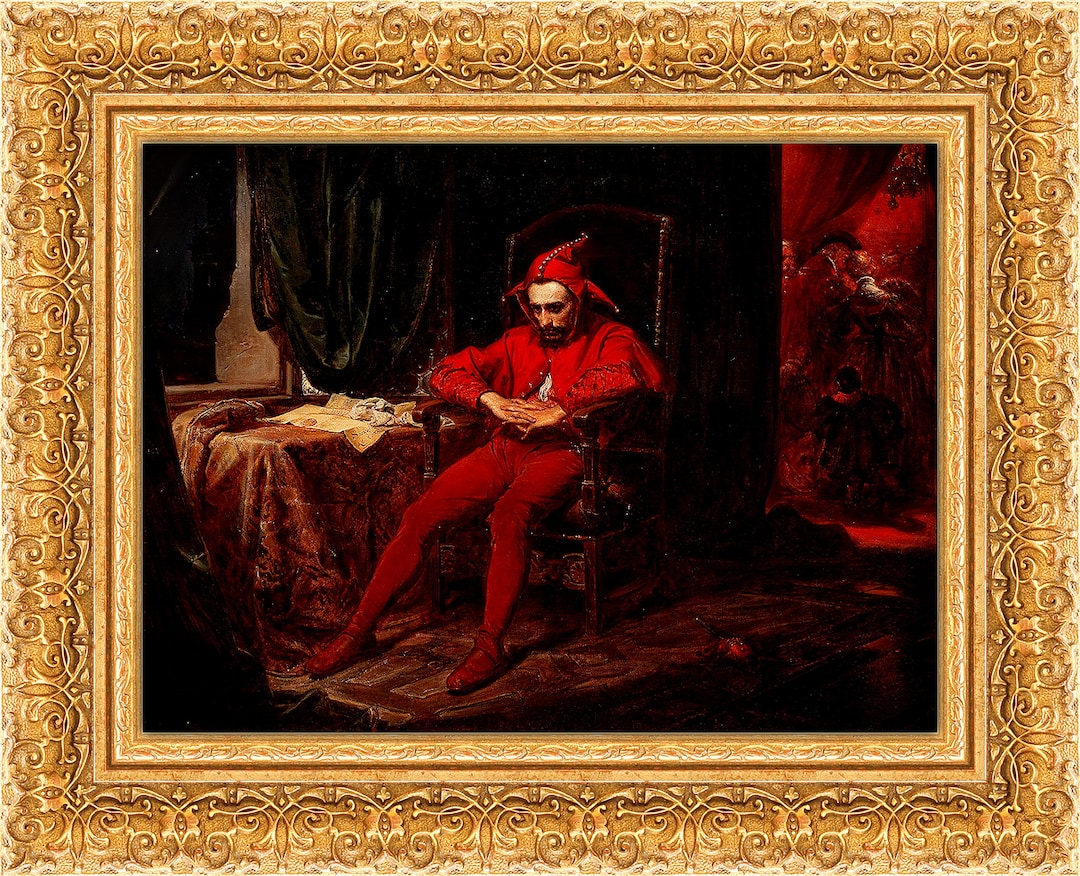 Jan Matejko - Stańczyk (the Sad Jester) 1862 Museum Quality Hand ...