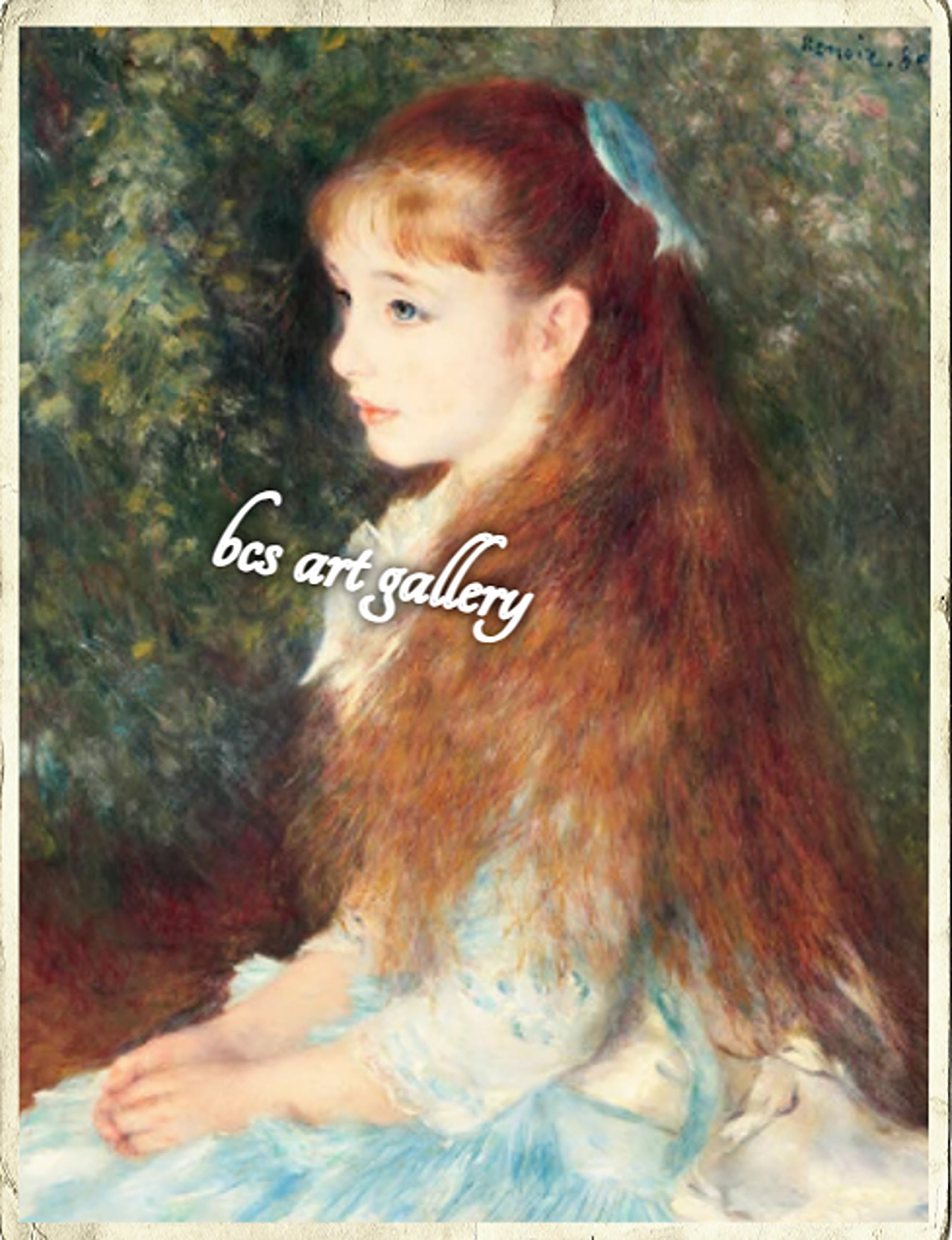 Pierre-auguste Renoir - Portrait of Irène Cahen D'anvers 1880 Little ...