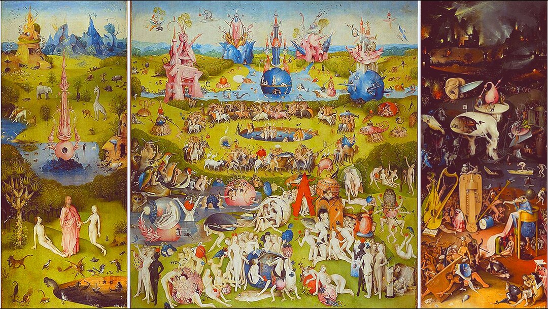 Hieronymus Bosch the Garden of Earthly Delights Museum Quality Hand ...