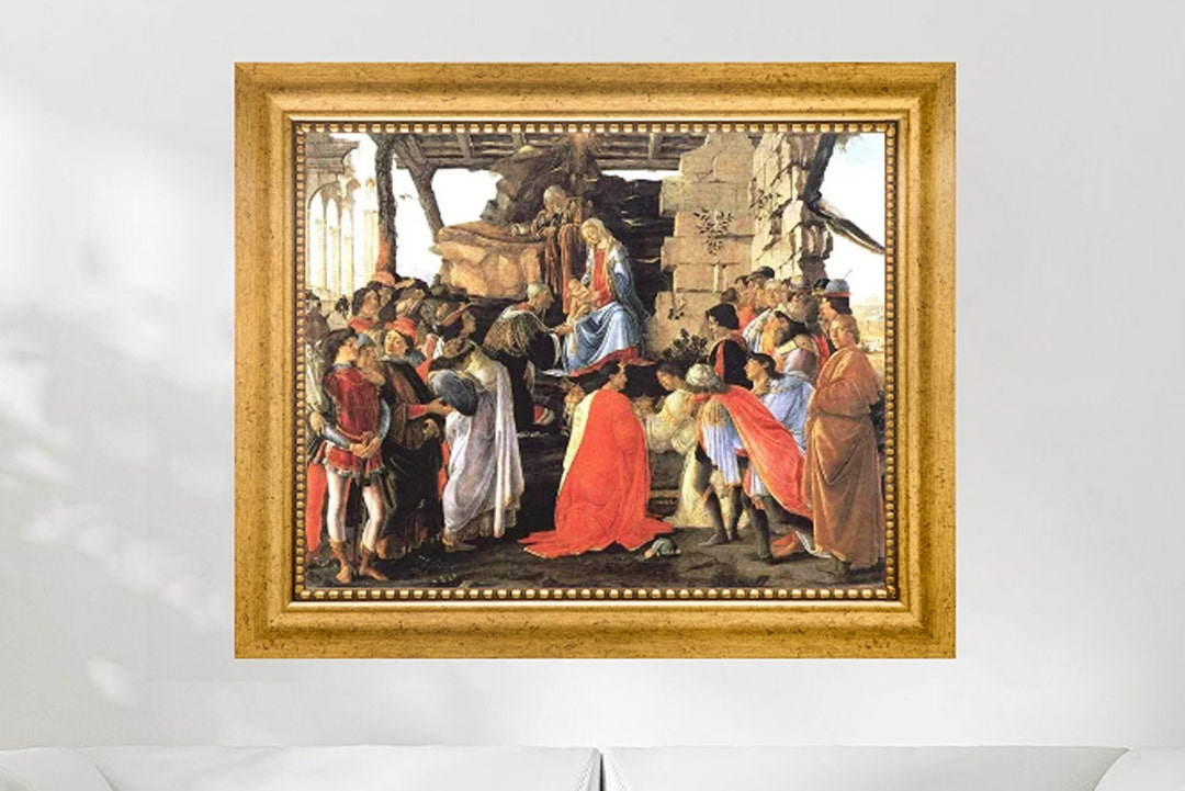 Sandro Botticelli the Adoration of the Magi 1475 Hand Painted Oil ...