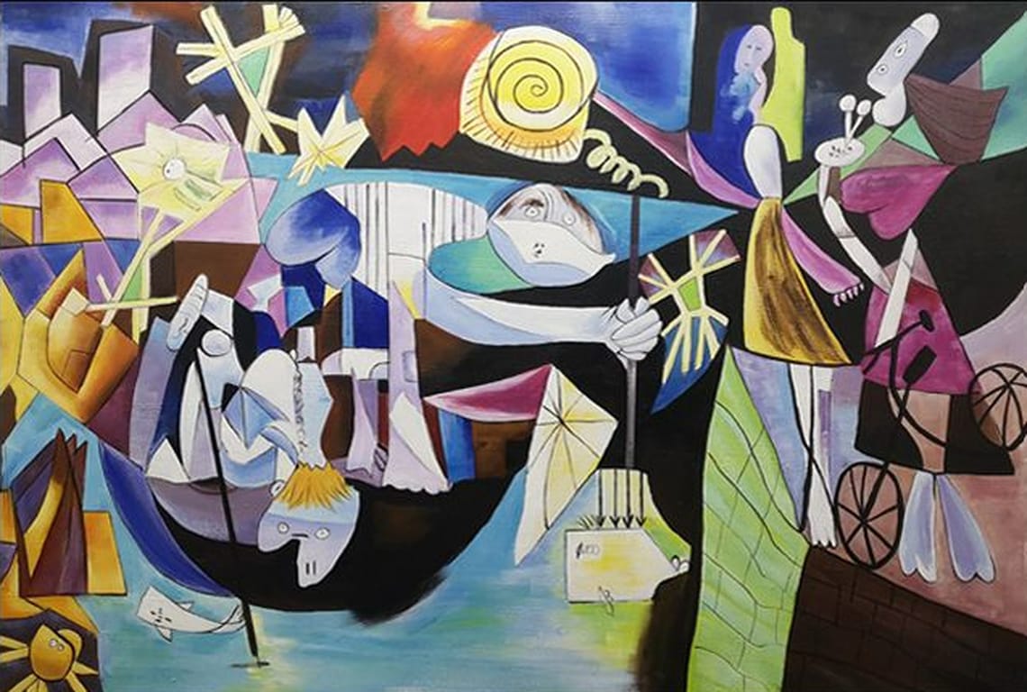 Pablo Picasso Night Fishing at Antibes 1939 Museum Quality - Etsy Canada