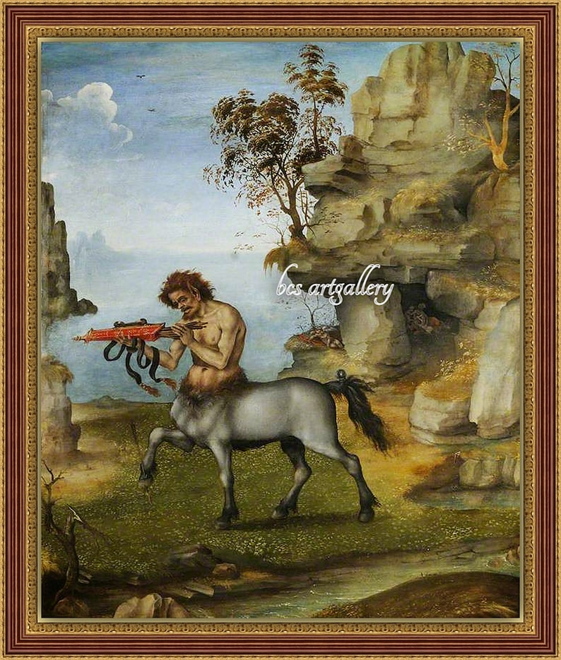 Filippino Lippi the Wounded Centaur 1500 Museum Quality Hand Painted ...