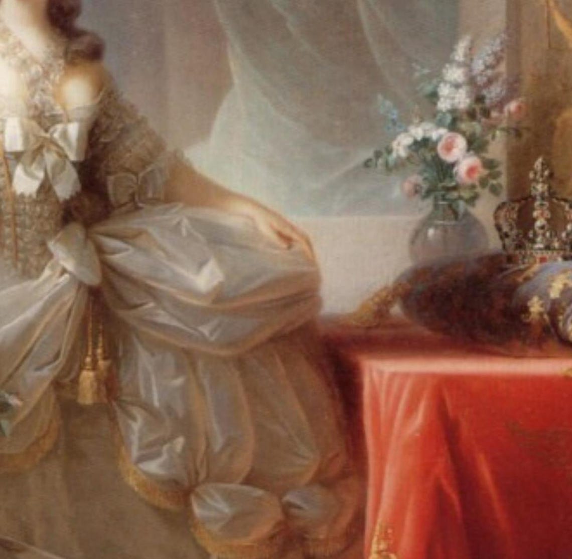 Elizabeth Vigee Le Brun - Marie Antoinette in Court Dress 1778 Hand ...