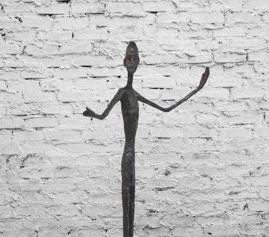 Surreal Man Pointing Bronze Sculpture Alberto Giacometti Bronze ...