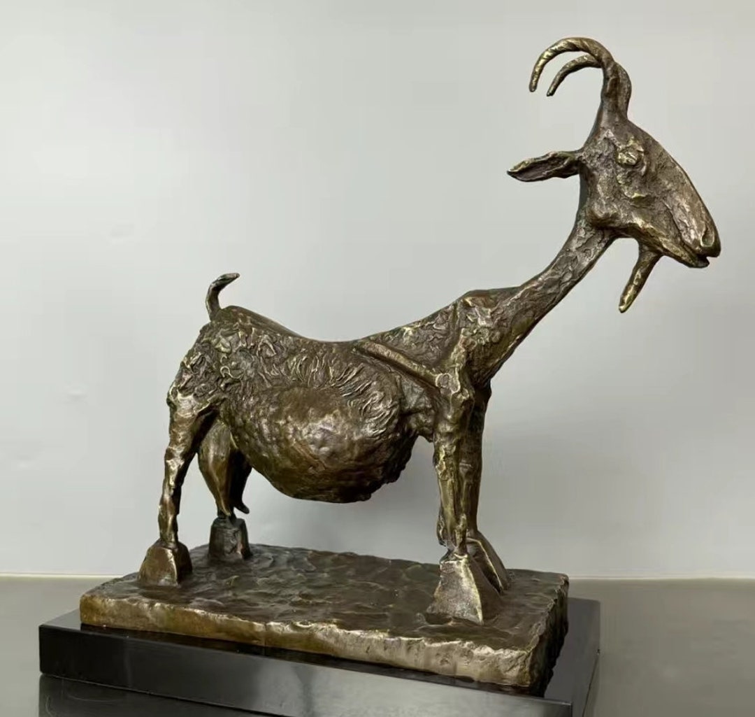 Picasso the She-goat Sculpture 1950 Goat Bronze Sculpture Le Chèvre ...