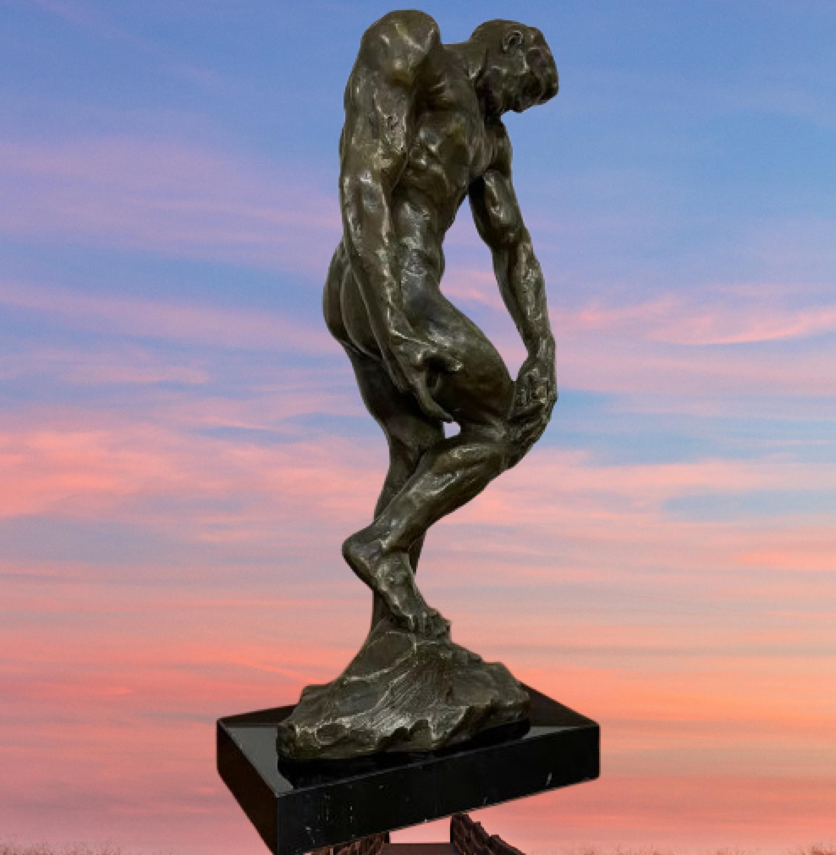 Rodin Adam Bronze Sculpture Replica, Collectible Art (22"h) - Etsy