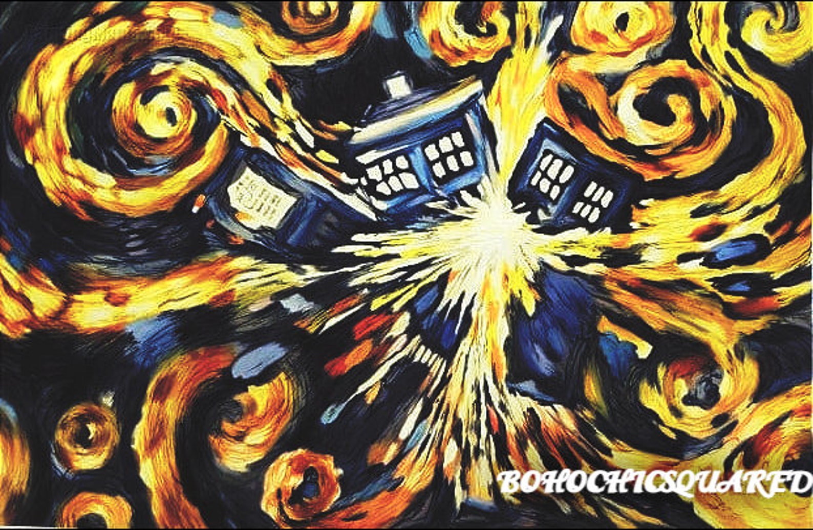 Doctor Who - Exploding TARDIS - Blue Box Exploding - Pandorica Opens ...