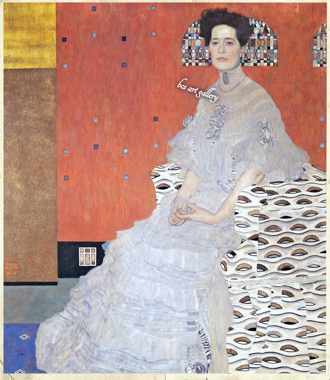 Portrait of Fritza Riedler Klimt 1906 High-end Hand Painted Oil ...