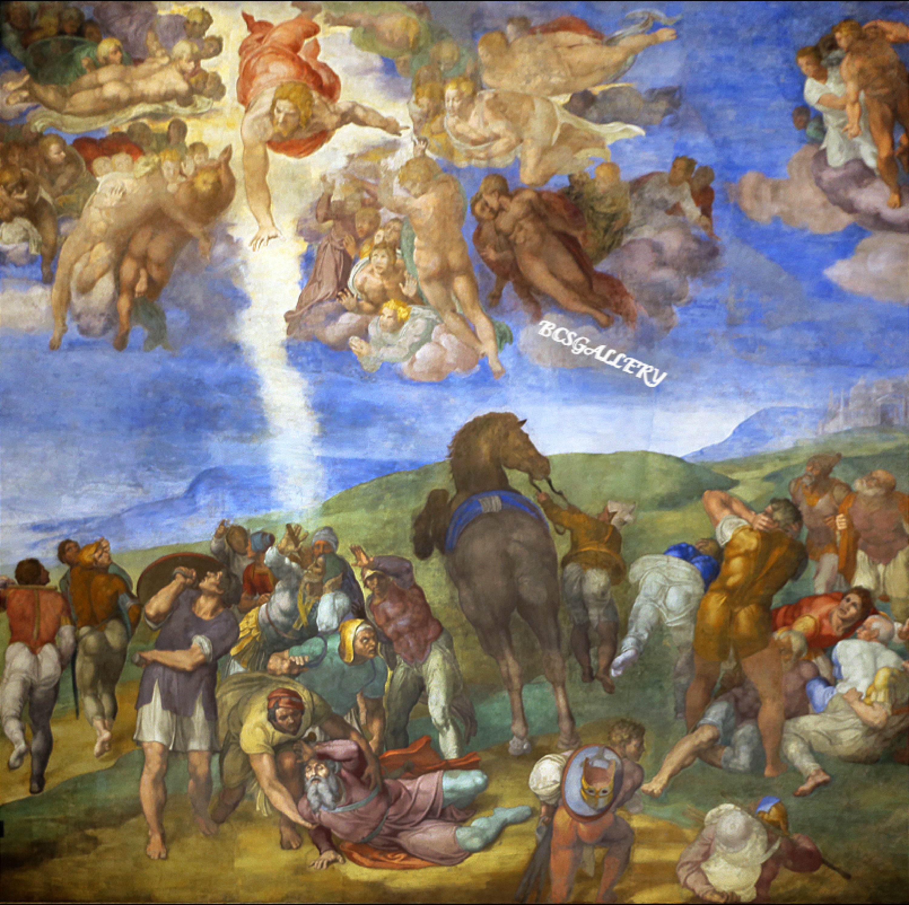 The Conversion of Saint Paul Michelangelo Hand Painted Oil Reproduction ...