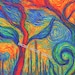 Original Mythara Painting | Vibrant Forest Painting | Hand-painted ...