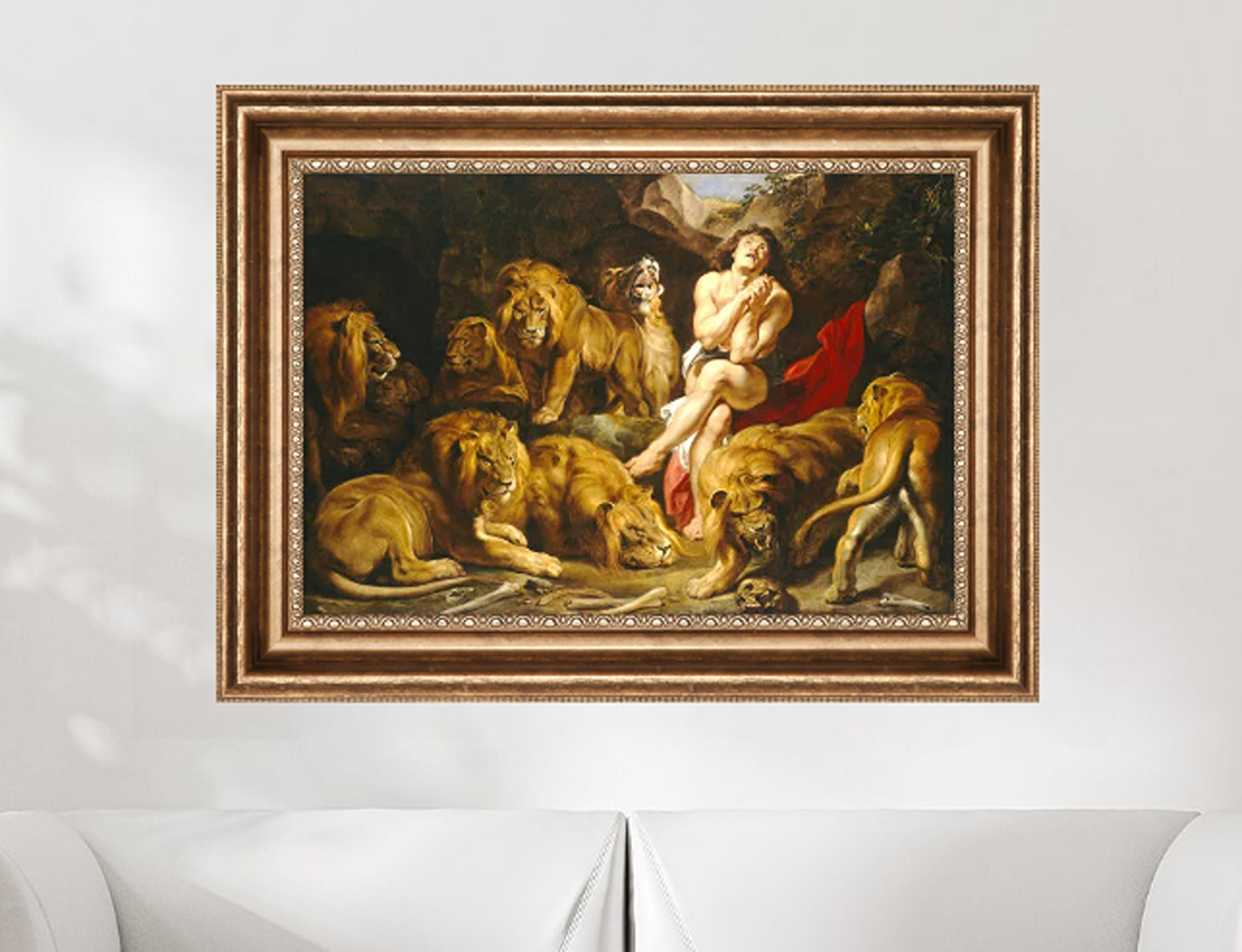 Peter Paul Rubens Daniel in the Lions' Den 1615 Museum Quality Hand ...