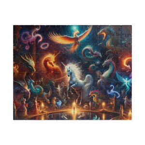 Magical Mythical Beasts Jigsaw Puzzle - Enchanting Creatures, 110, 252 ...