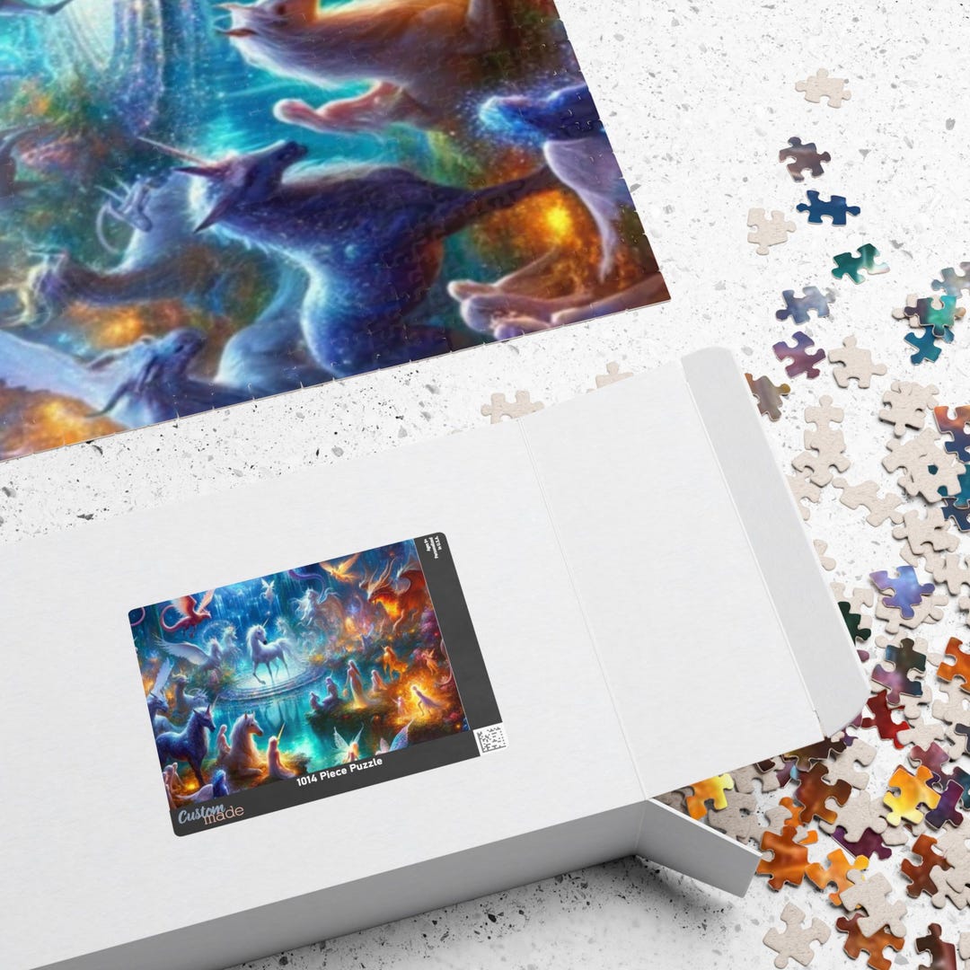 Magical Mythical Beasts Jigsaw Puzzle - Enchanting Fantasy Creatures ...