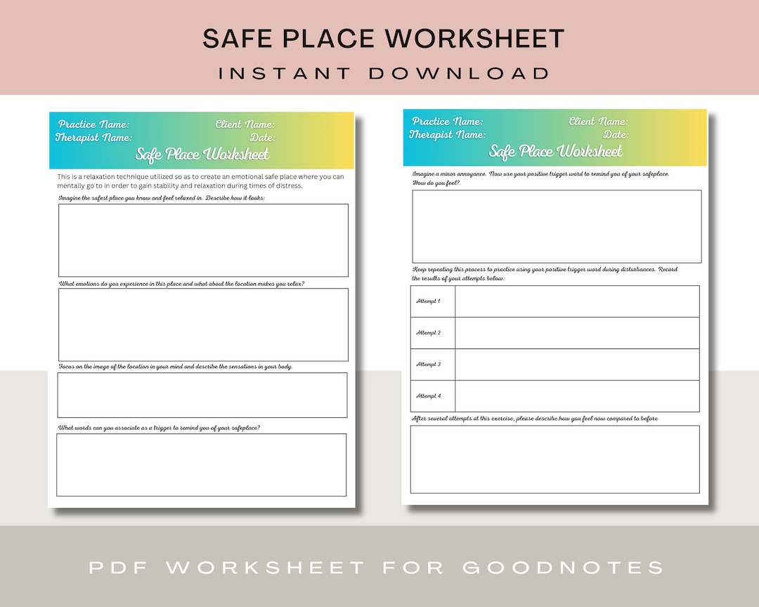 Safe Place Therapy Anxiety Therapy PTSD Therapy - Etsy