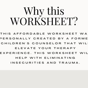 Confidence Building Worksheet Heal From Trauma PDF Therapist Worksheets ...