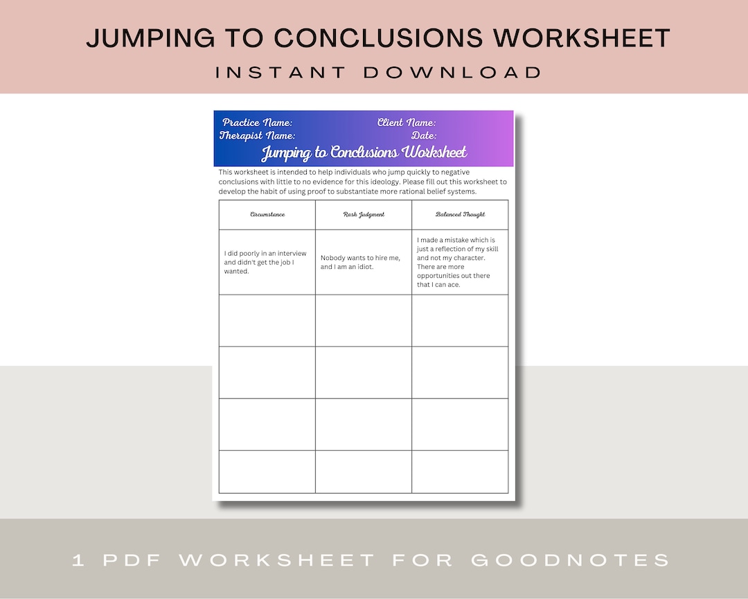 Beat Insecurities and Build Confidence Worksheet | Therapy for Self ...