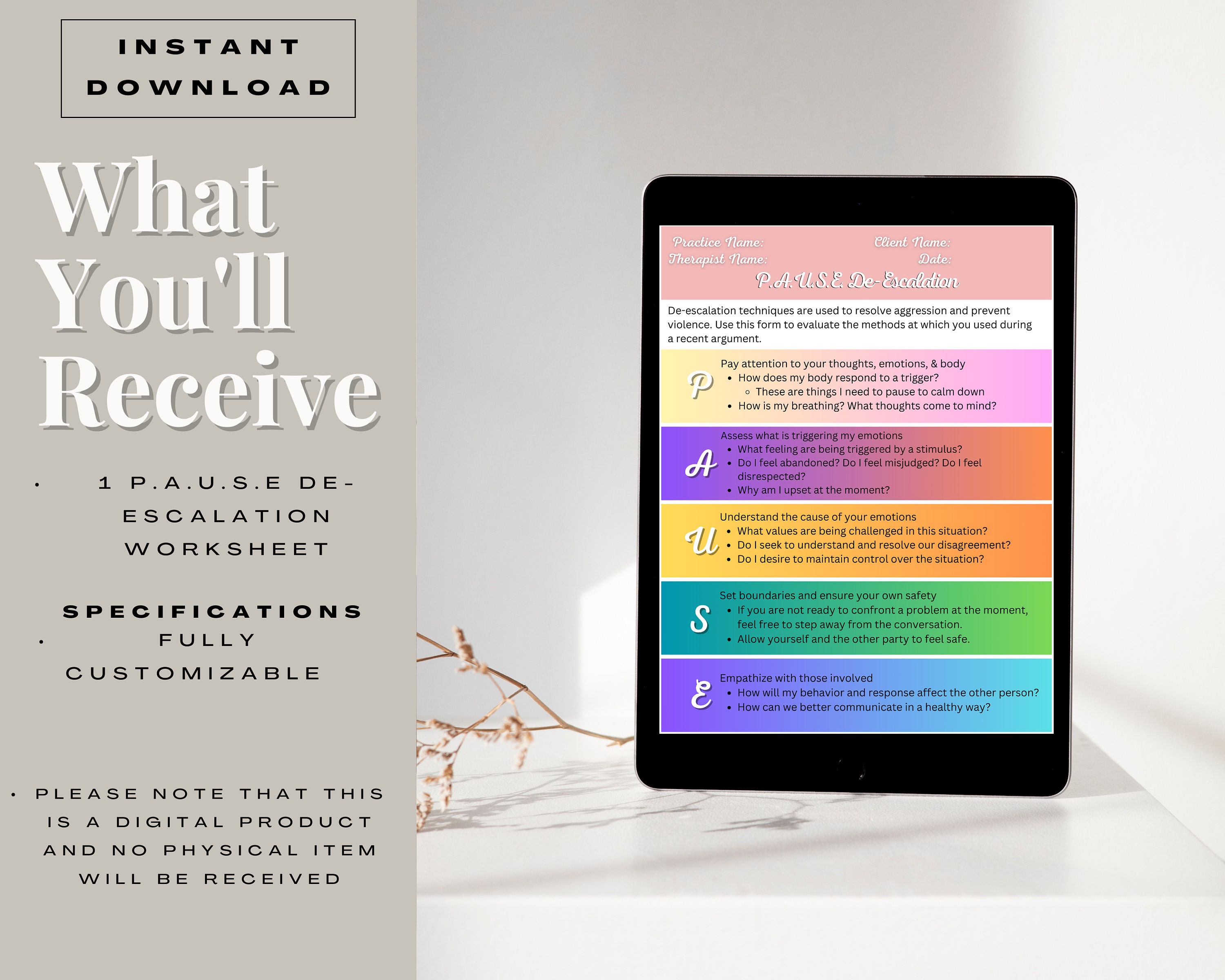 P.A.U.S.E. De-escalation Technique | Conflict Resolution | Anger ...