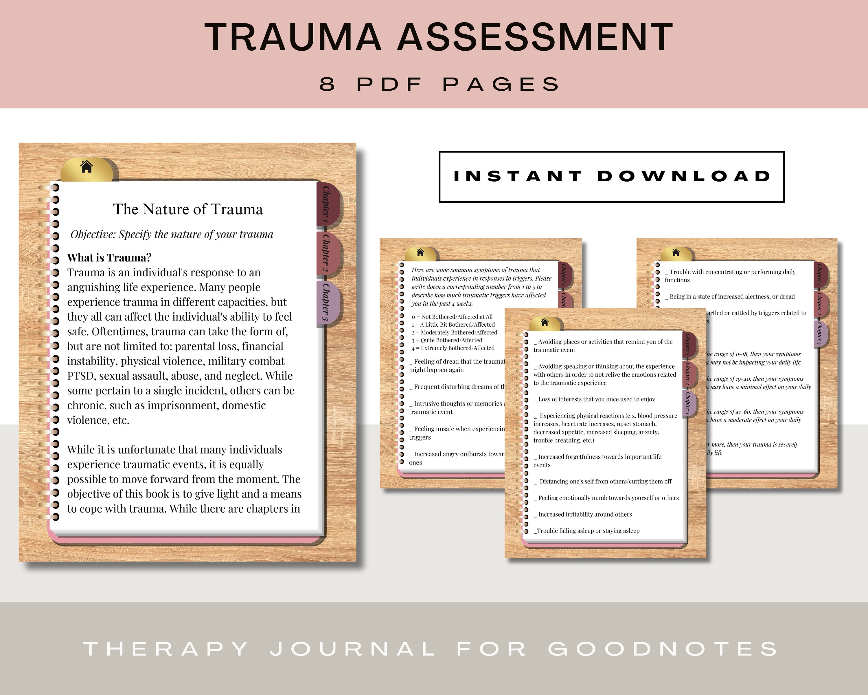 Trauma Healing Journal | PTSD Processing | Trauma Therapy | Therapy ...