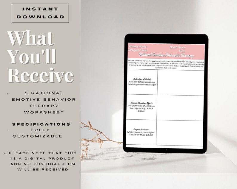 Intrusive Thoughts Worksheet | Anxiety Printable | Self-help Journaling ...