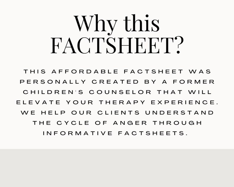 Cycle of Anger Chart Anger Management Stages - Etsy