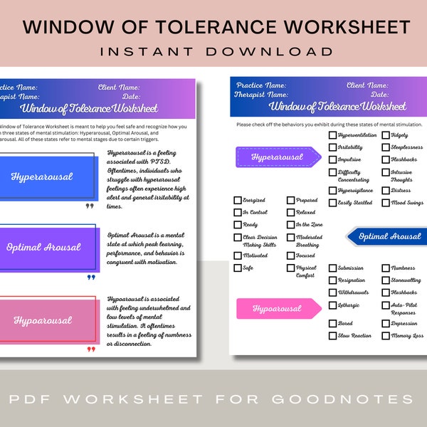 Window of Tolerance - Etsy
