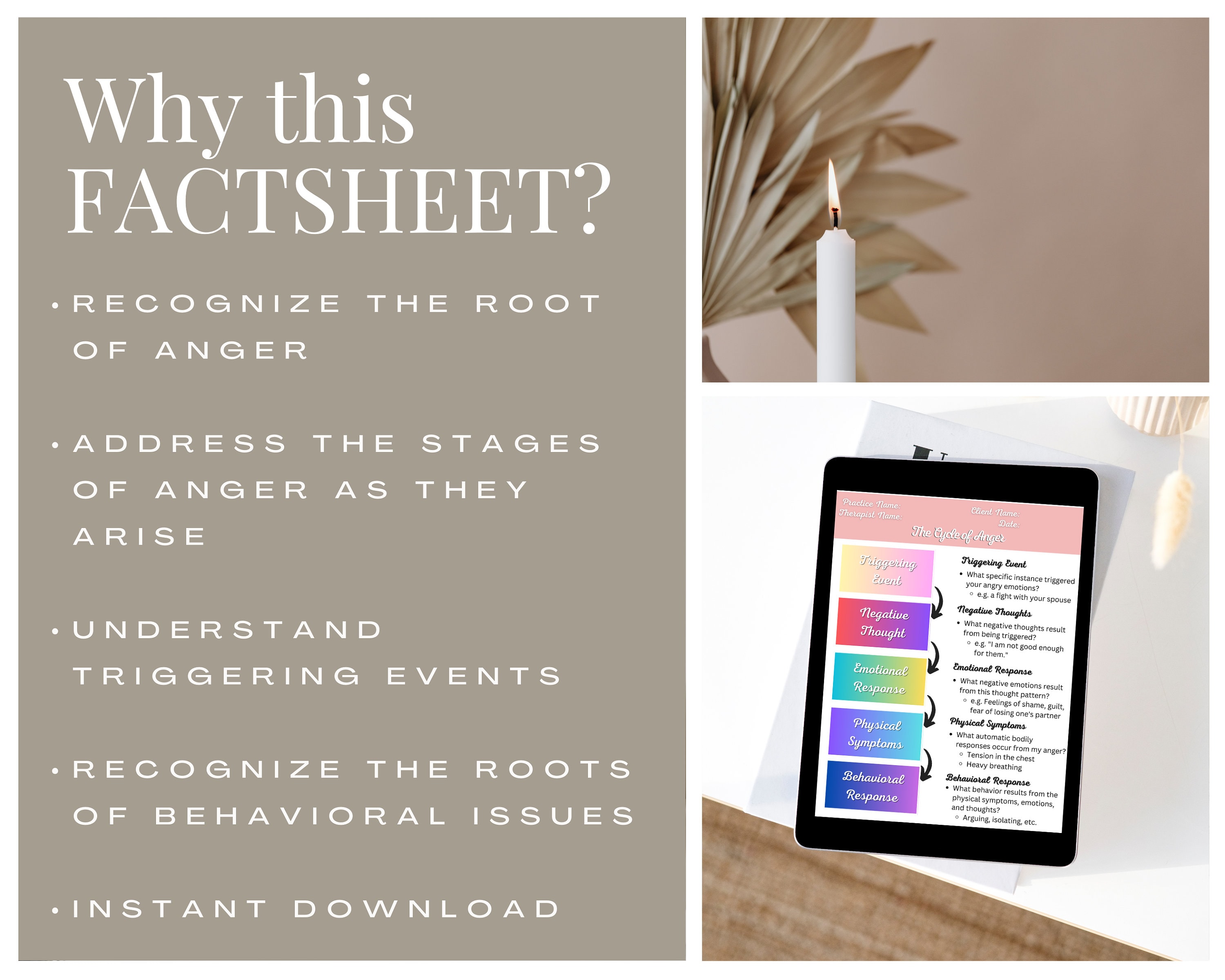 Cycle of Anger Chart Anger Management Stages Conflict Resolution ...