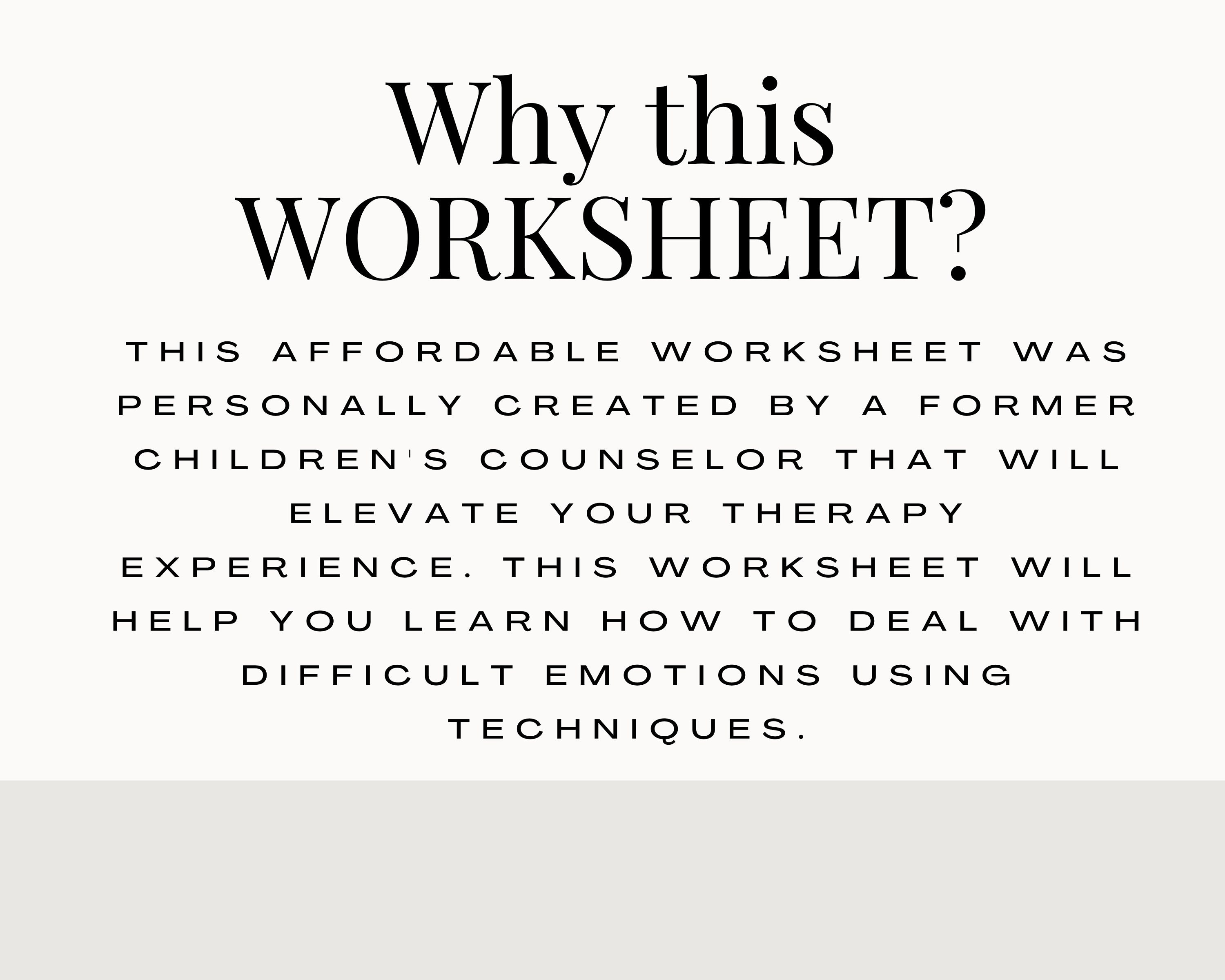 How to Cope Worksheet | Mental Health Self Help PDF | Therapist ...