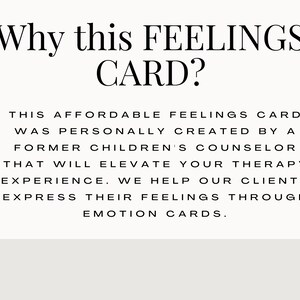 Therapy Emotions Flashcards | Therapy for Children | Feelings Chart PDF ...