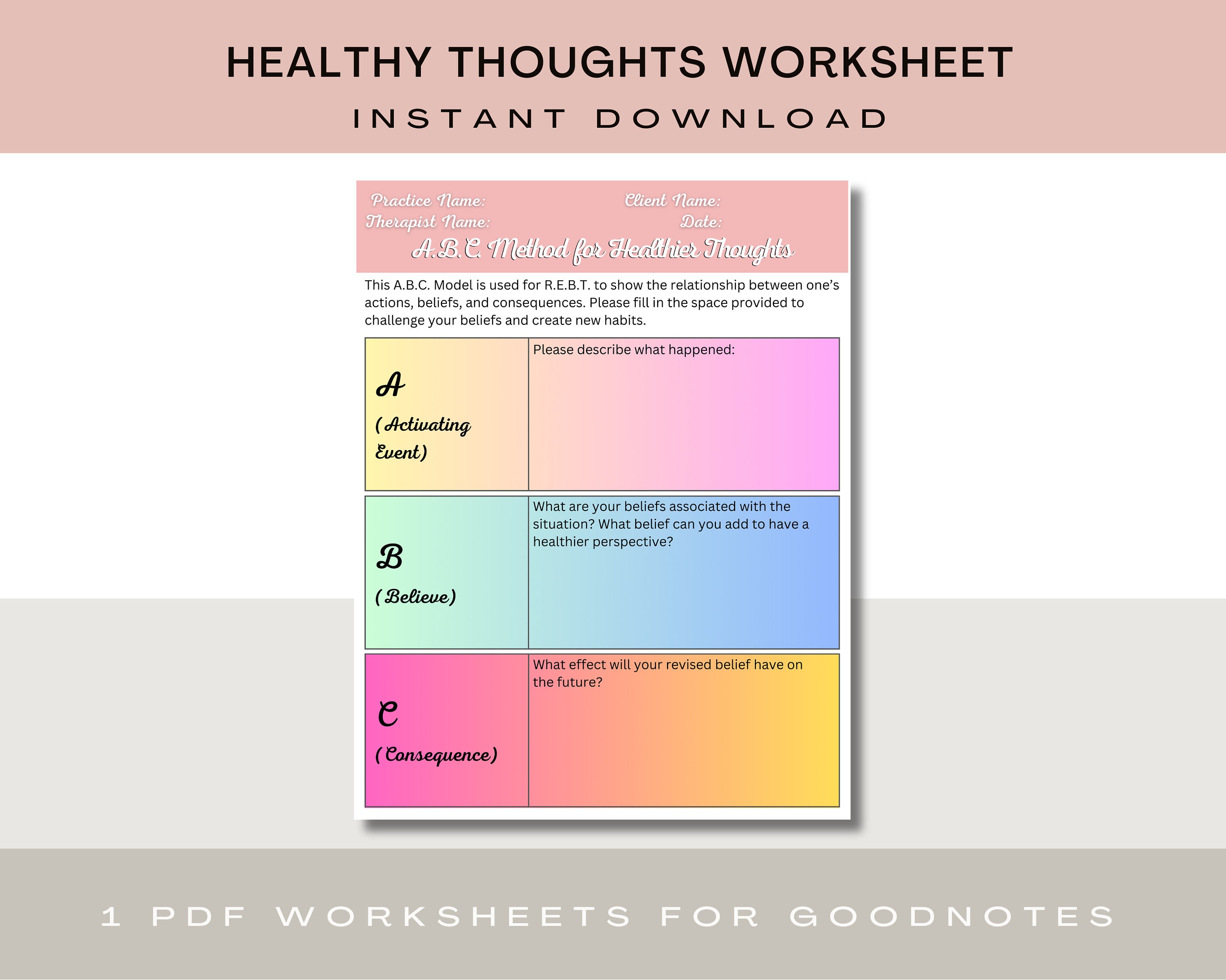 Learn Positive Thinking Worksheet | Trauma Processing PDF | Glow up ...