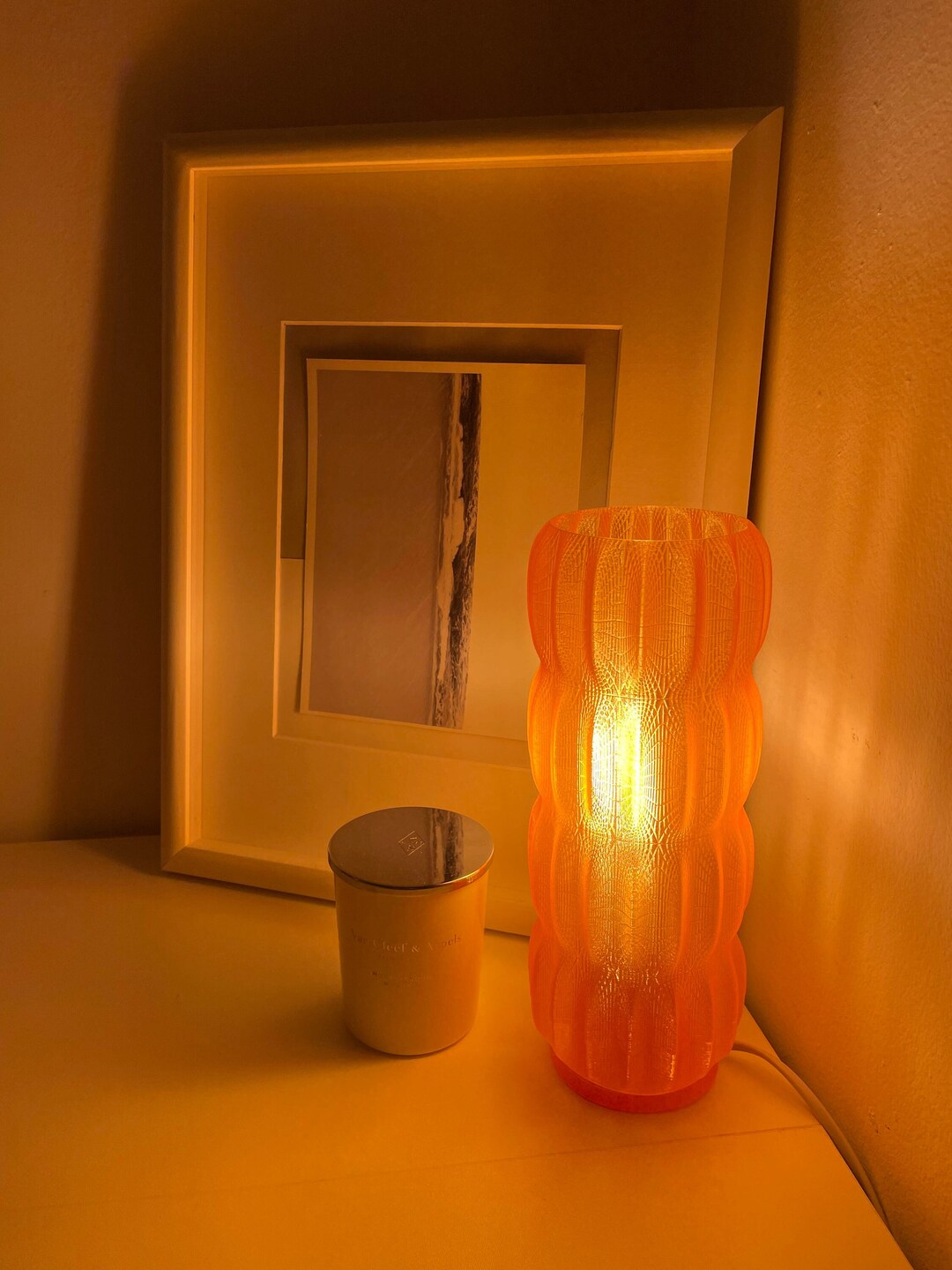Flow Lamp No.6 - 3D Printed Lamps With Unique Textured Finish - 3.5x3 ...