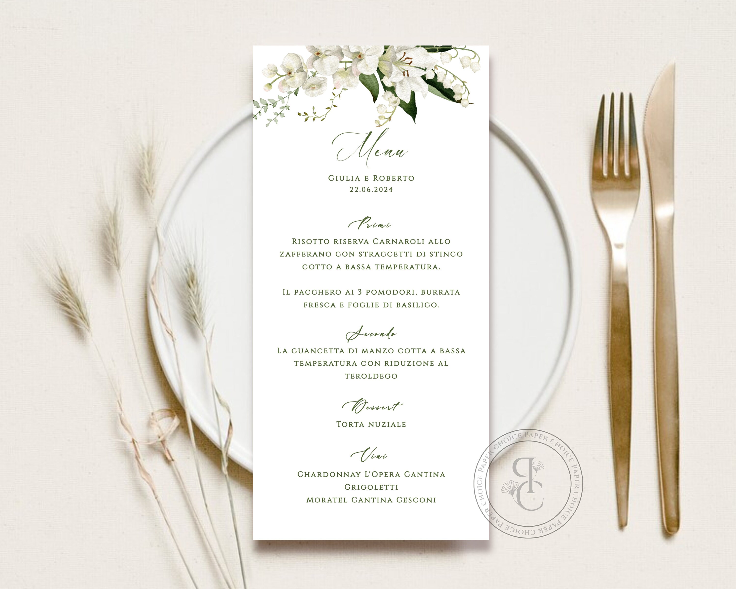Menu Template Table Sign and Wedding Tableau Printable - Etsy