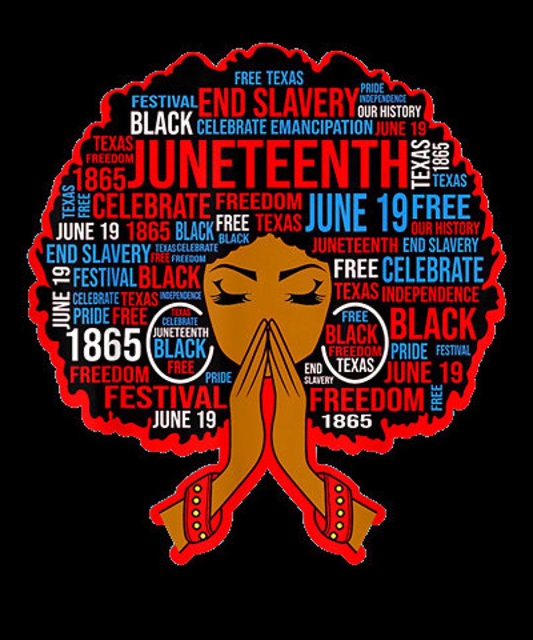 100 Juneteenth Designs T-shirt Printing DTG Printing DTF Printing T ...