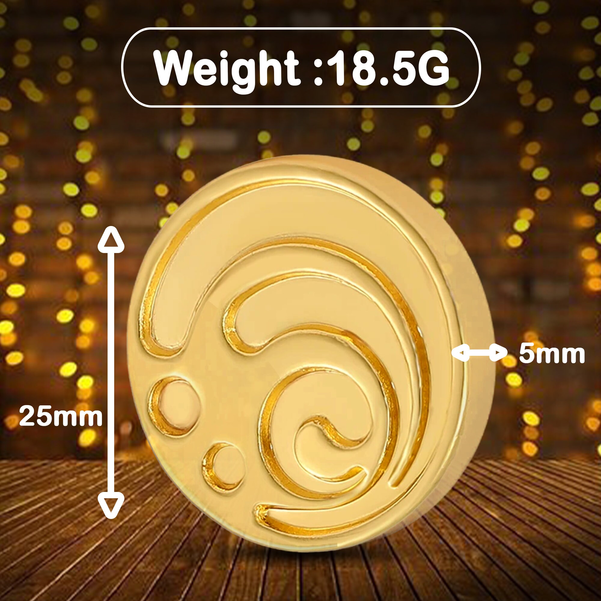 Genshin Impact Wax Steel Stamps, 7 Vision Elements Stamp, With Stamp ...