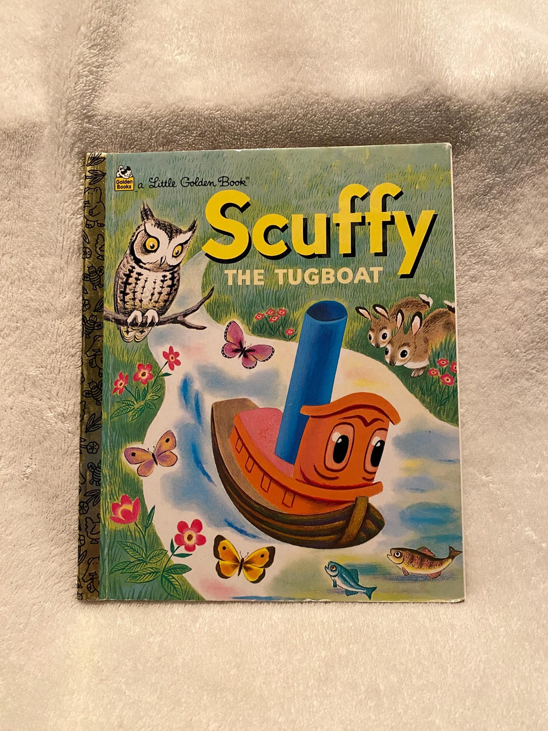 Vintage A Little Golden Book: Scuffy the Tugboat - Etsy