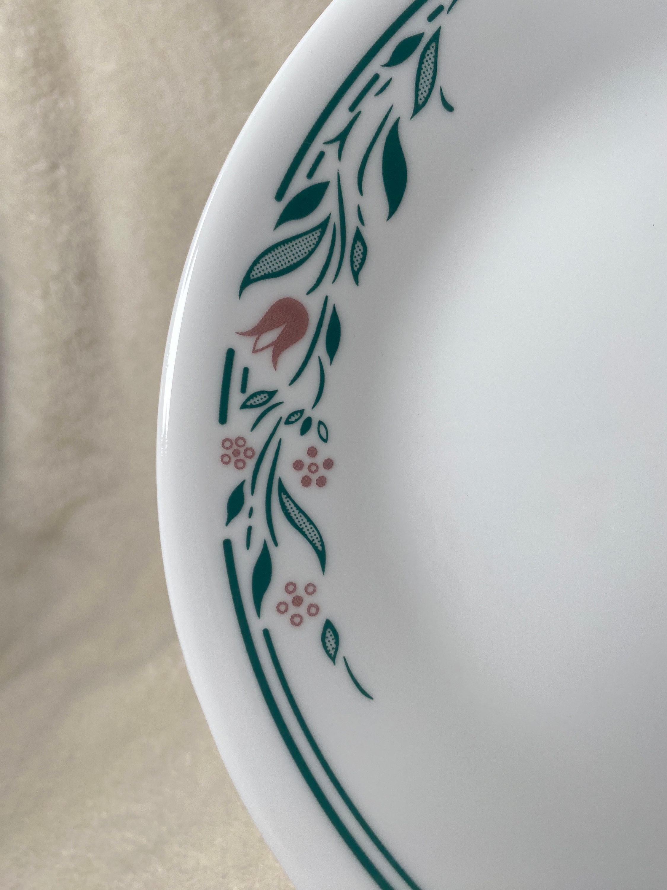 Vintage Corelle Rosemarie Plates - Set of 2 - Etsy