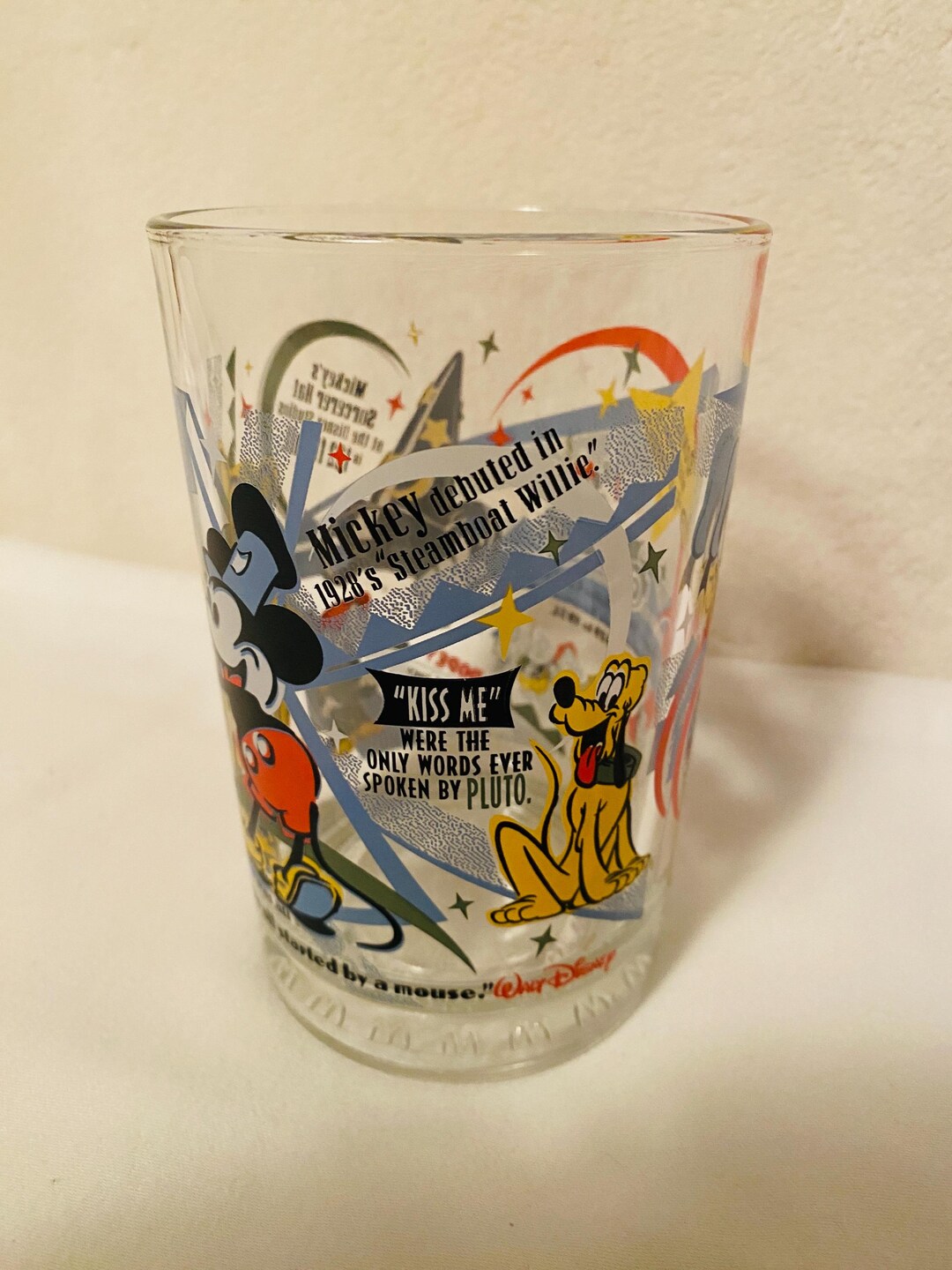 DISNEY - Mcdonald's 100 Years of Magic Glass - Etsy