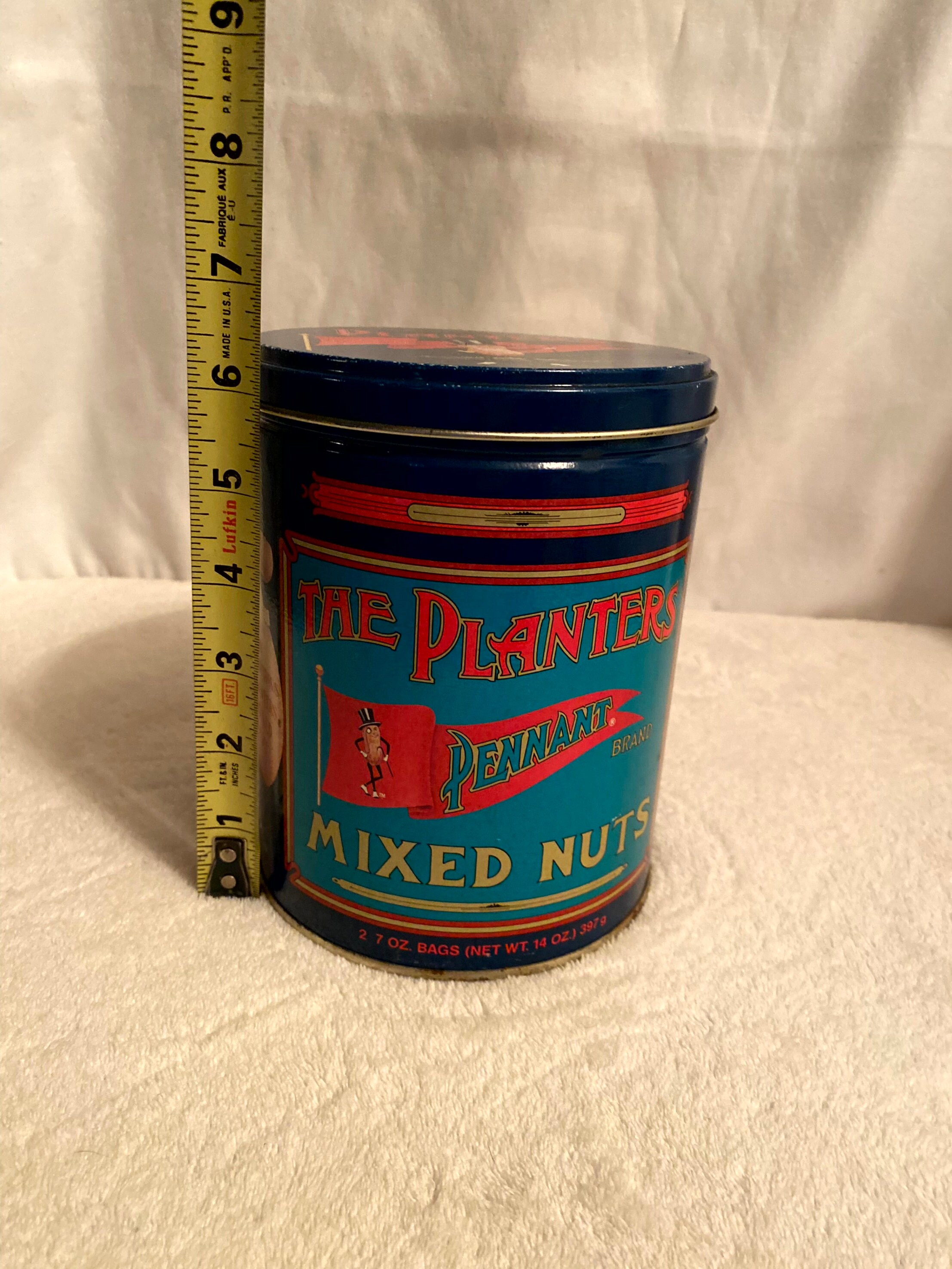 Vintage Planters Peanuts Tin Canister - Etsy
