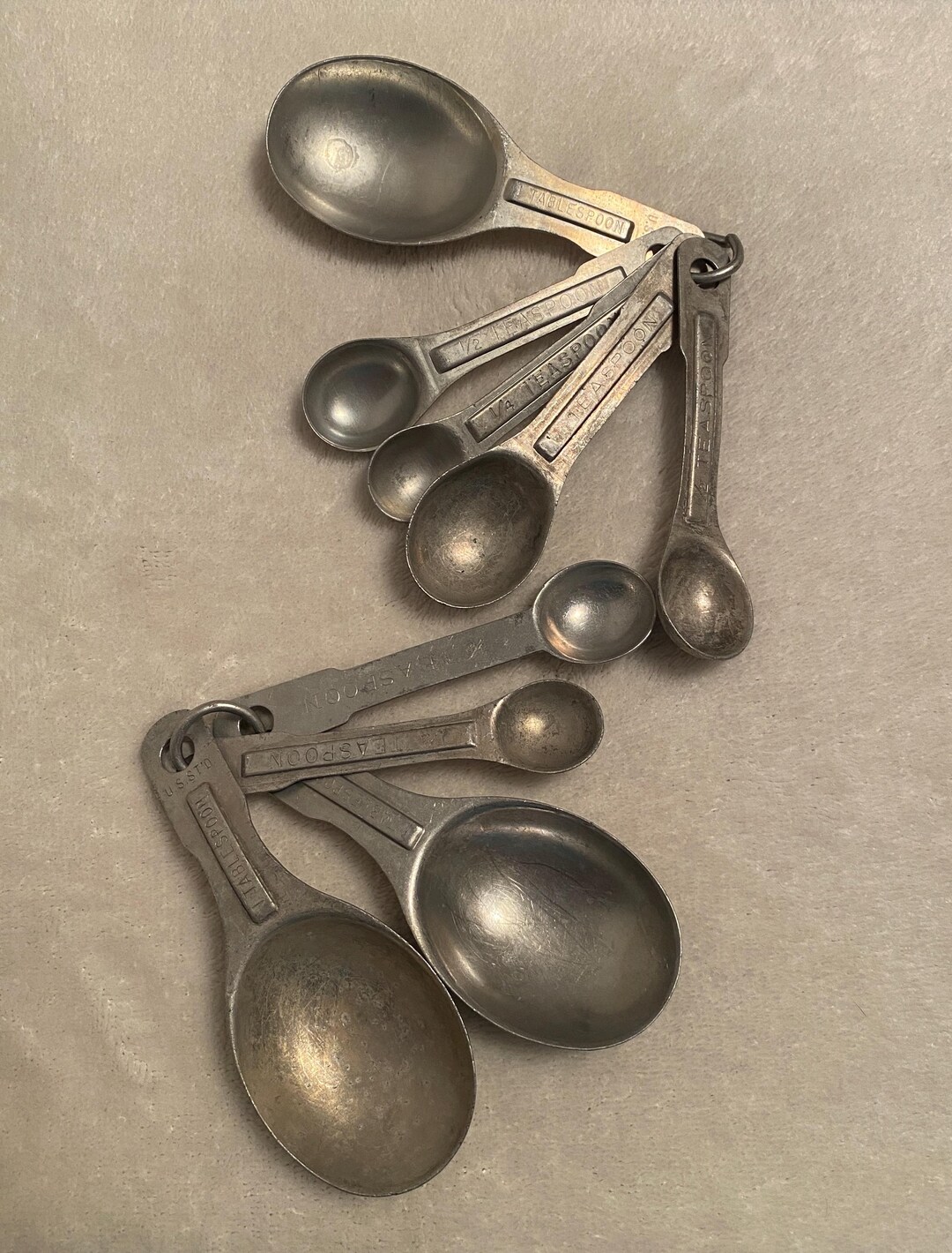 Vintage Aluminum Measuring Spoons - Etsy