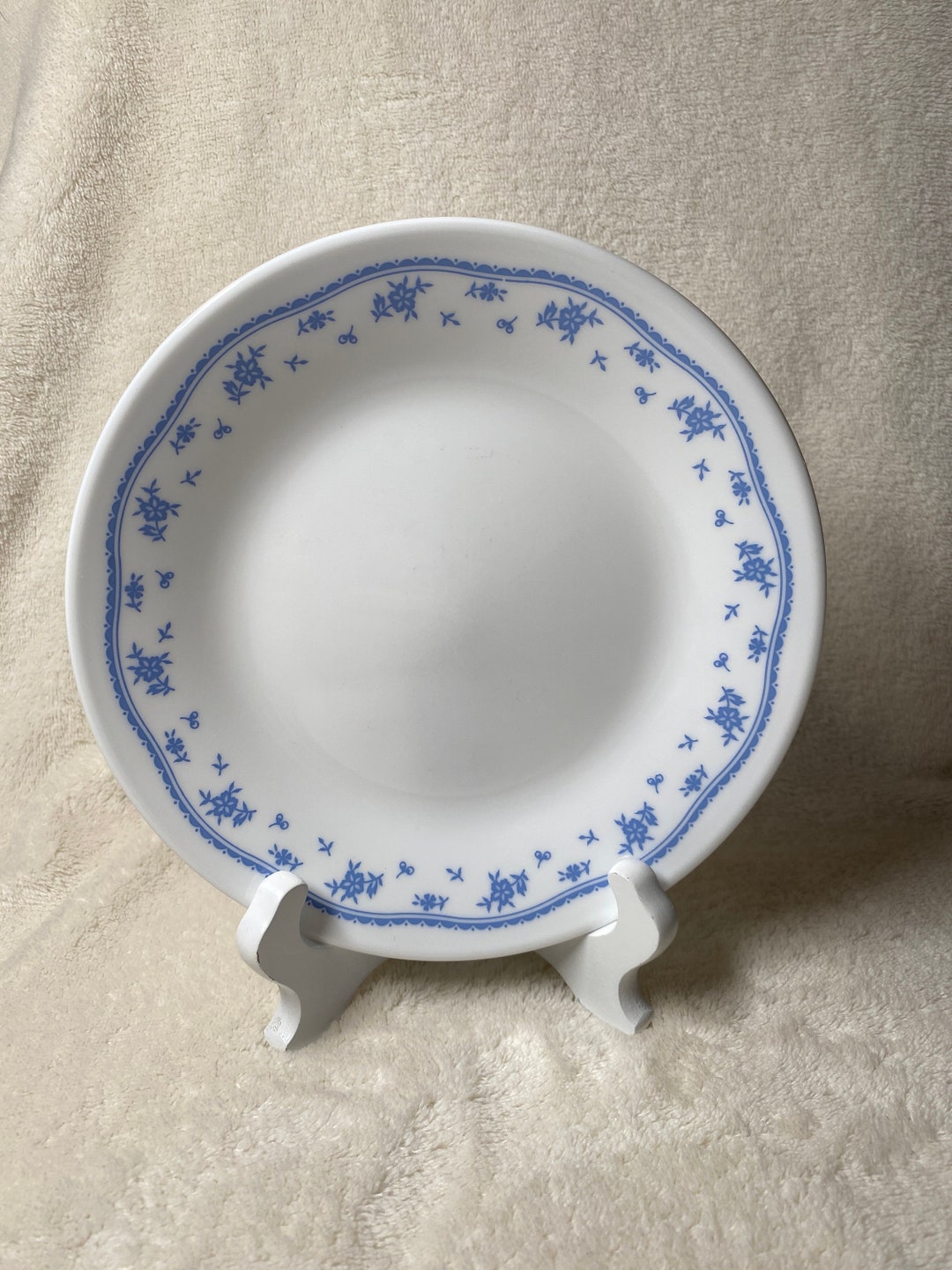 Vintage Corelle Morning Blue Appetizer Plates - Set of 6 - Etsy