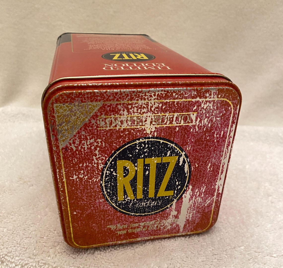 Vintage Ritz Cracker Tin - Etsy
