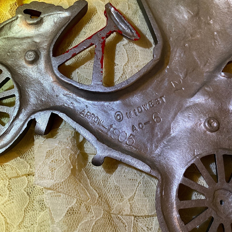 Vintage Cast Metal Red Car Wall Art Plaque - Etsy