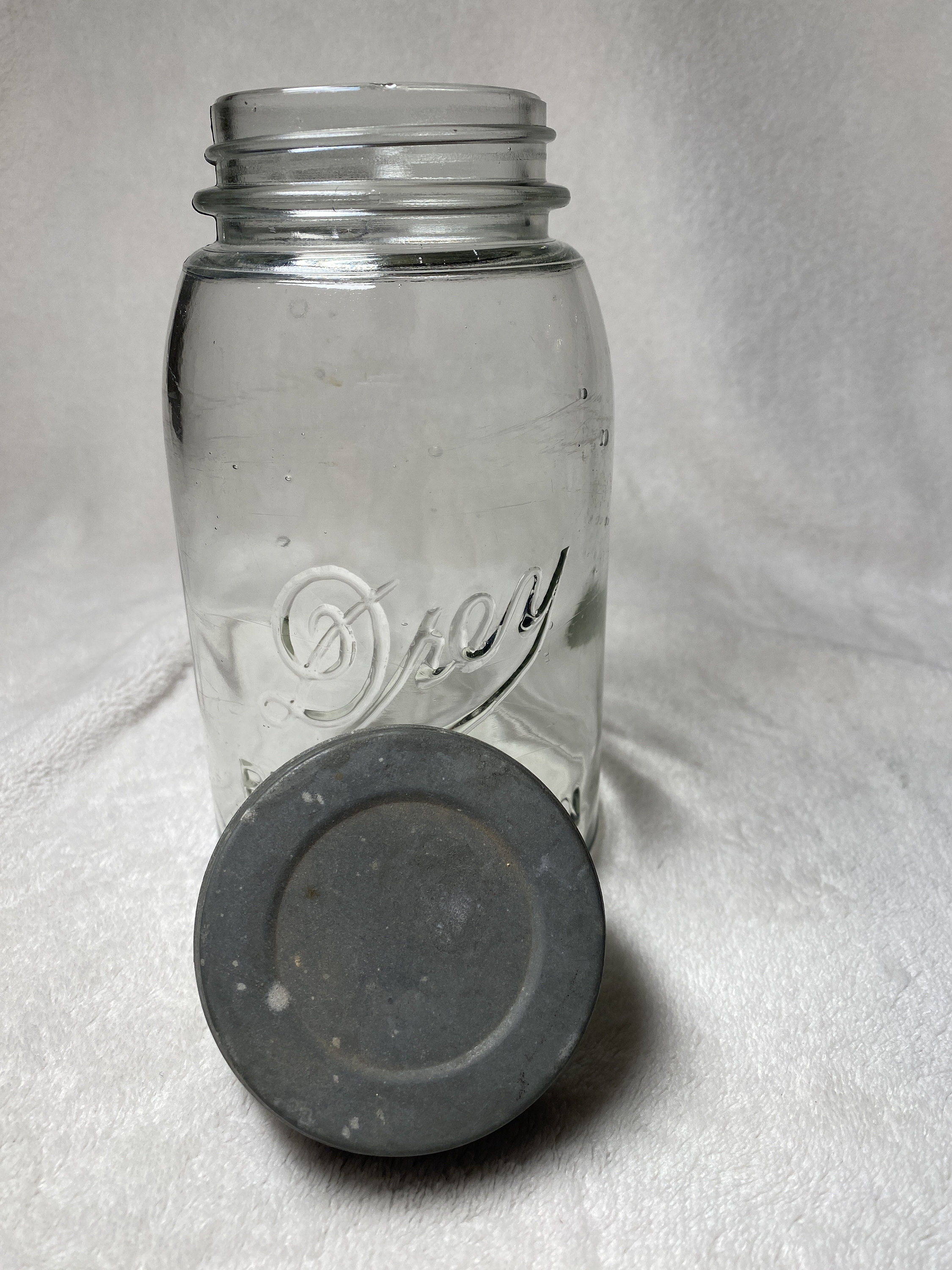 Antique Drey Quart Mason Jar - Etsy