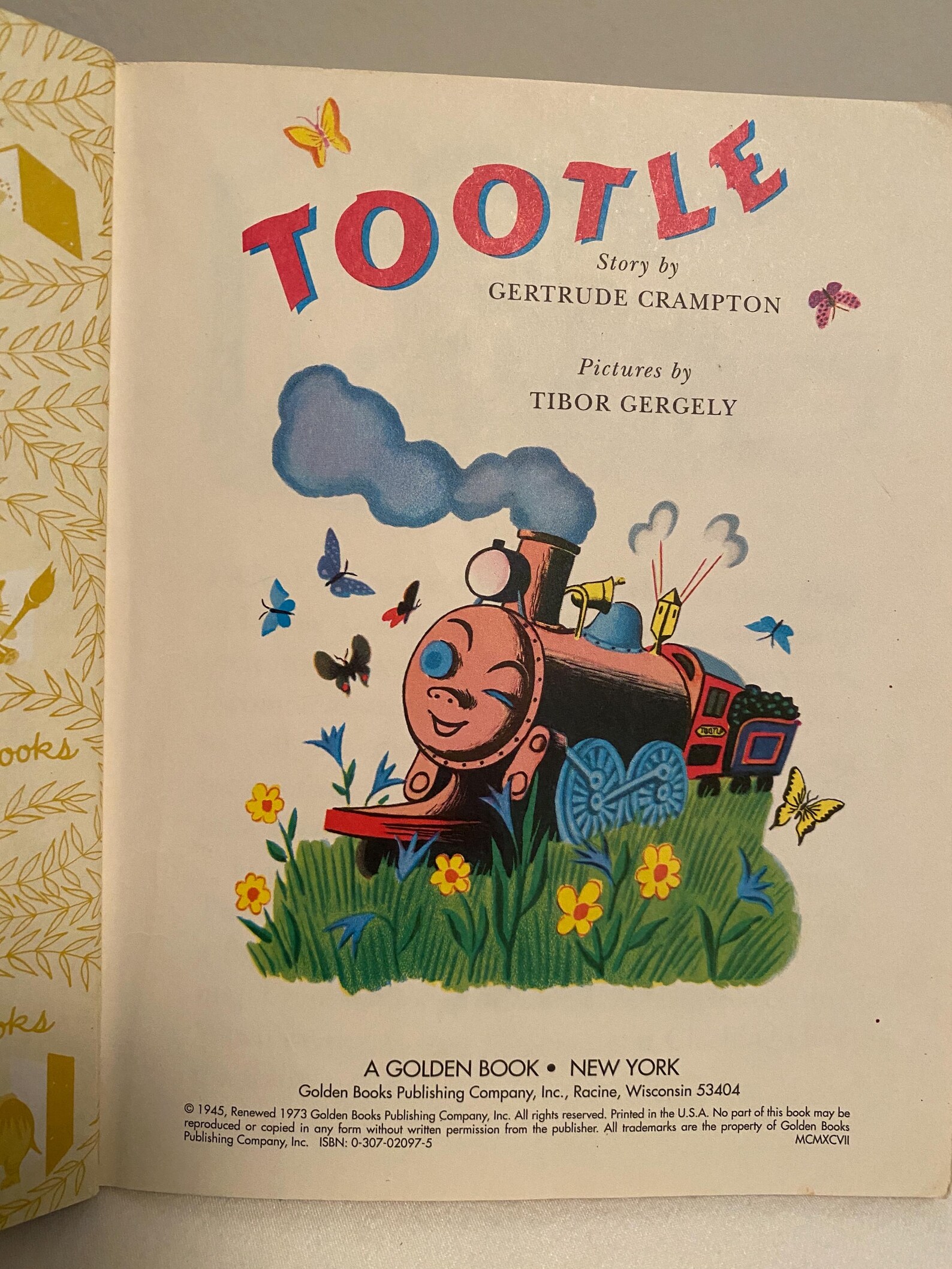 Vintage A Little Golden Book: Tootle - Etsy